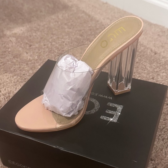 Shoes | Ego Clear Mule Heels | Poshmark